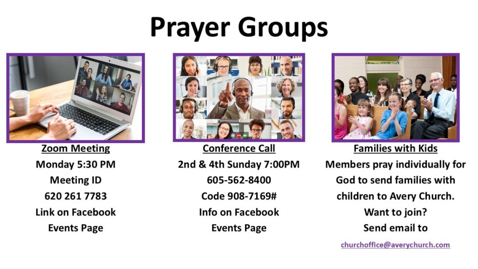 PRAYER - Avery Presbyterian Church